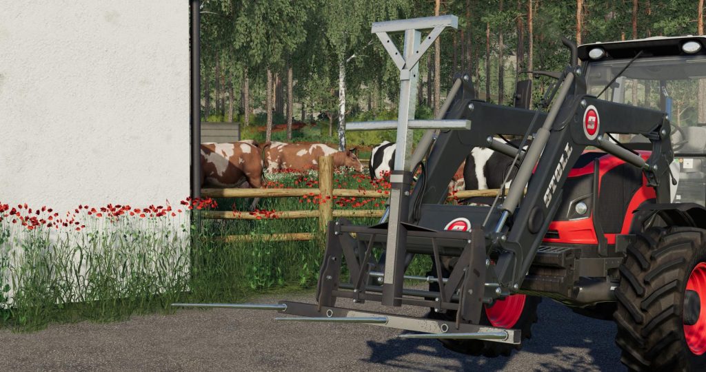 Bale Fork With Belts v1.0 FS19 Mod - Farming Simulator 25