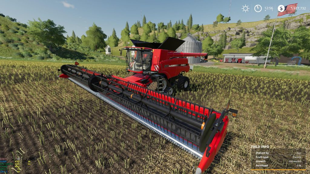 Case Axial 9240 + Header Hubcap Edition v1.0 FS19 Mod - Farming ...