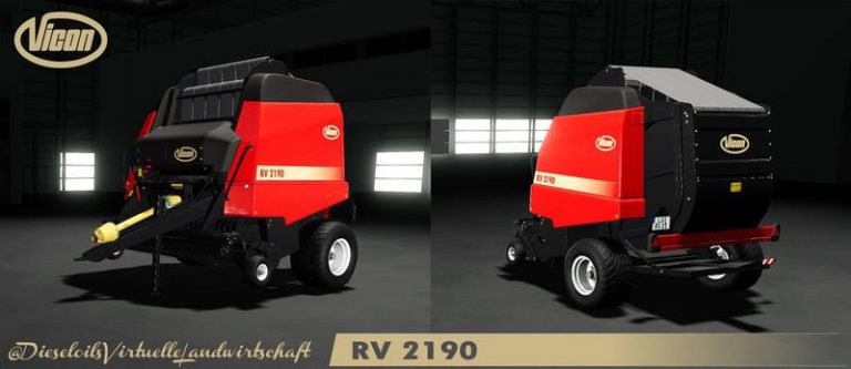 Vicon RV 2190 v1.0 FS19 Mod - Farming Simulator 25