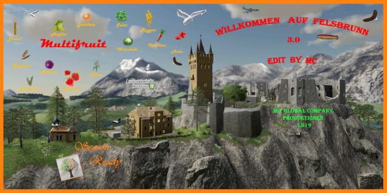 Felsbrunn Edit By MC Multifruit v3.0 FS19 Mod - Farming Simulator 25