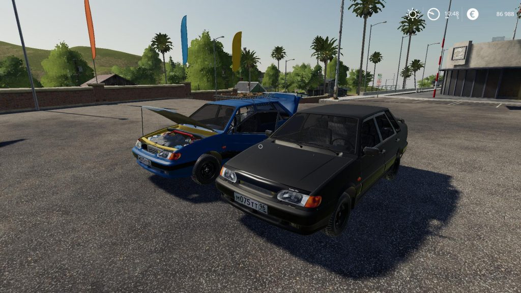 VAZ 2115 Car v1.0 FS19 Mod - Farming Simulator 25