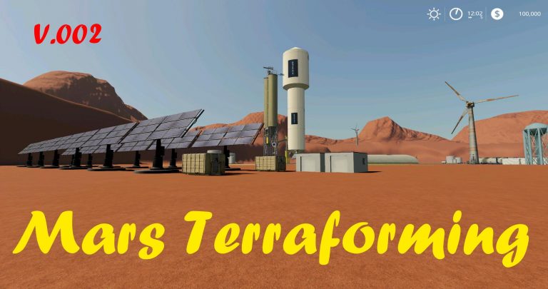 Mars Terraforming v002 FS19 Mod - Farming Simulator 25