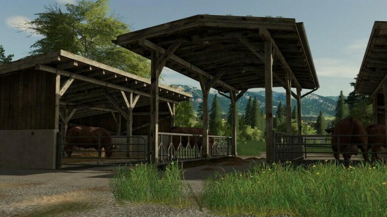 Cattle Stable v1.1 FS19 Mod - Farming Simulator 25