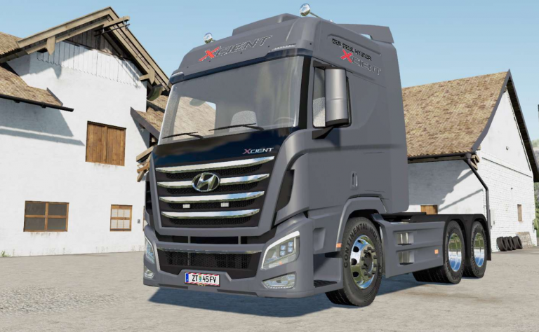 Hyundai Trago Xcient 2013 v1.0 FS19 Mod - Farming Simulator 25