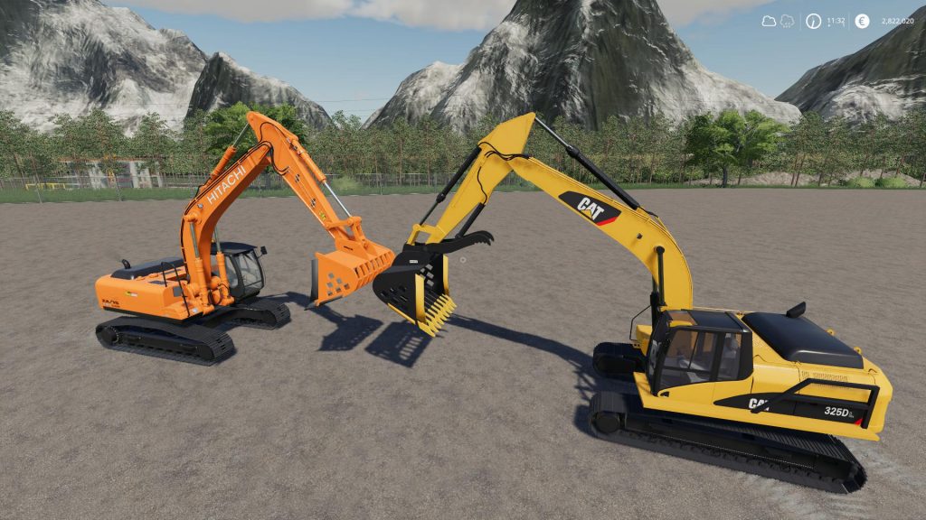 Screen Bucker For Hitachi ZX 290 v1.0 FS19 Mod - Farming Simulator 25