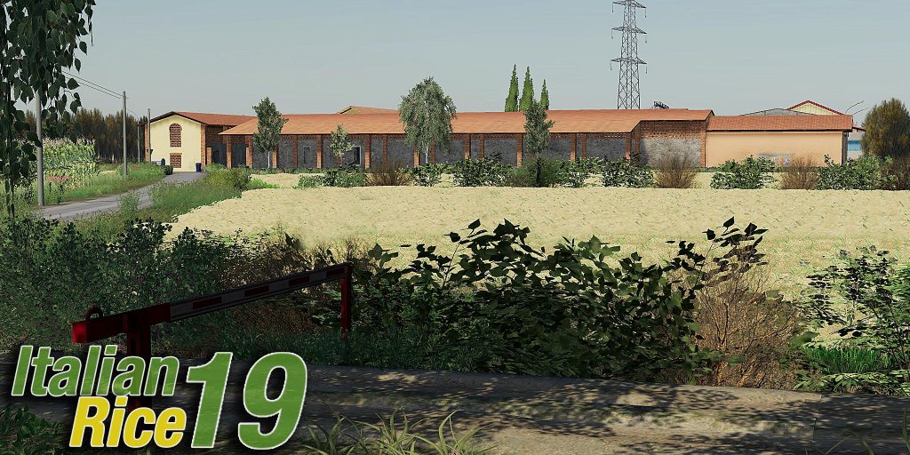 Italian RICE - REIS - RISO - v3.0 FS19 Mod - Farming Simulator 25