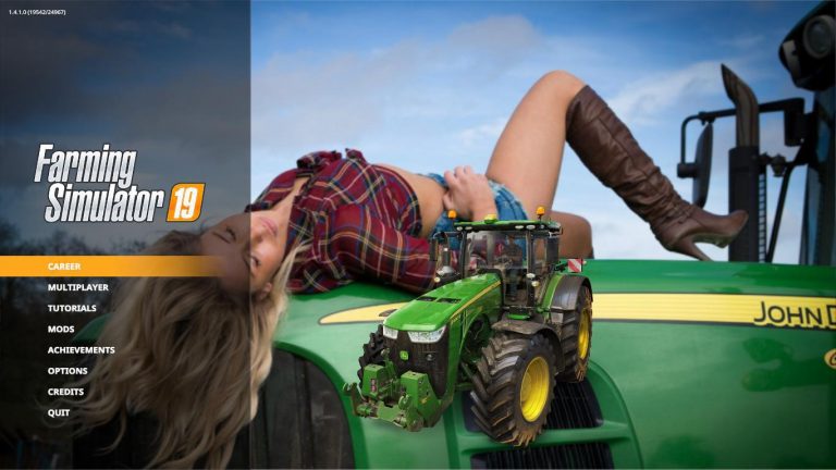 JOHN DEERE SUPER GIRL EDITION MENU BACKGROUND v1.0 FS19 Mod - Farming ...