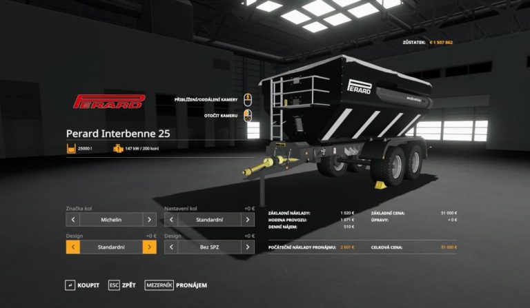 Perard Interbenne 25 v1.0.1 FS19 Mod - Farming Simulator 25