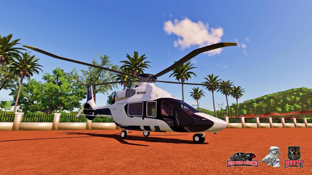 Airbus Helicopter H160 v1.0 FS19 Mod - Farming Simulator 25