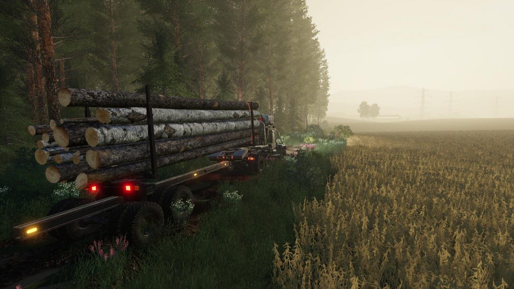 KRAZ-255B Timber truck v1.0 FS19 Mod - Farming Simulator 25
