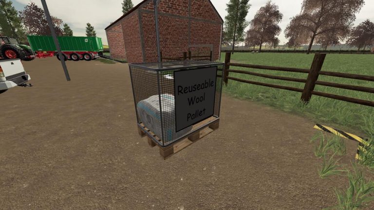 Wool Pallet v1.0 FS19 Mod - Farming Simulator 25