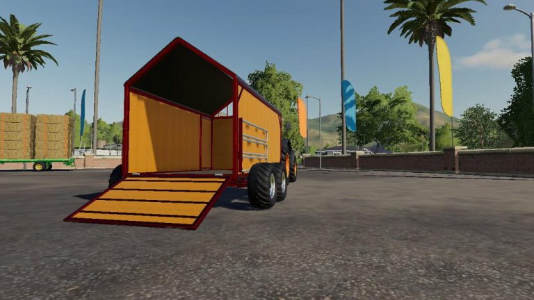 Animal Trailer v1.0 FS19 Mod - Farming Simulator 25