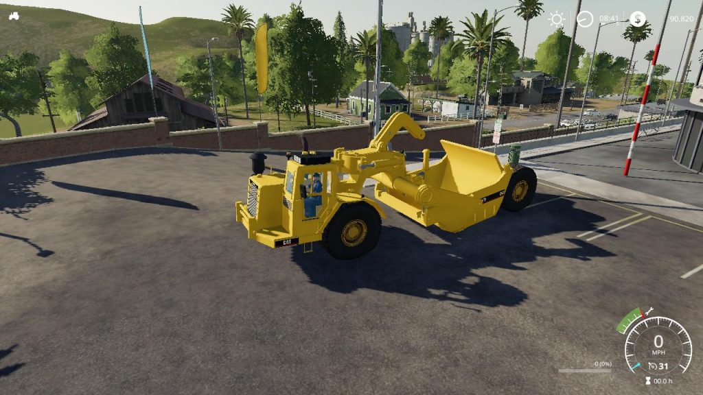 Cat 631D Wheel Tractor Scraper v1.0 FS19 Mod - Farming Simulator 25