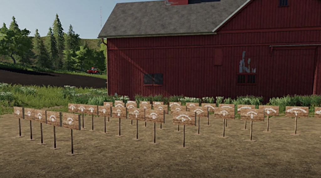 Placeable Farm Signs v1.0 FS19 Mod - Farming Simulator 25