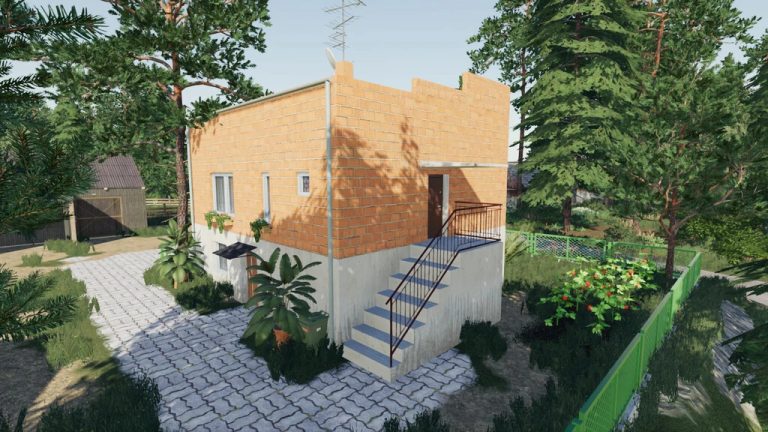 The Red House v1.0 FS19 Mod - Farming Simulator 25