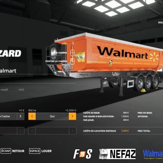 Pack Truck Trailers Walmart FS19 Mod - Farming Simulator 25