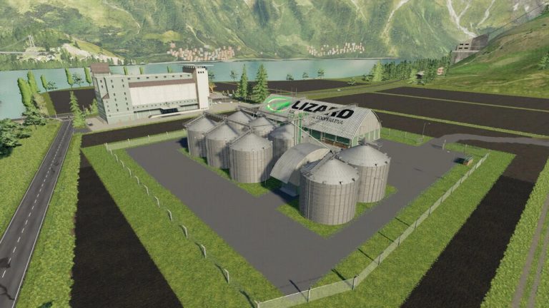 Brazilian Mega Silo And Grain Sale v1.2 FS19 Mod - Farming Simulator 25