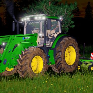 John Deere Tedder v1.1 FS19 Mod - Farming Simulator 25