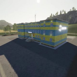 Police Station v1.0 FS19 Mod - Farming Simulator 25