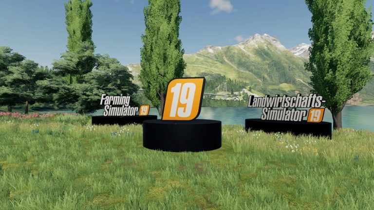 Glowing 3d FS19-Logos v1.0 FS19 Mod - Farming Simulator 25