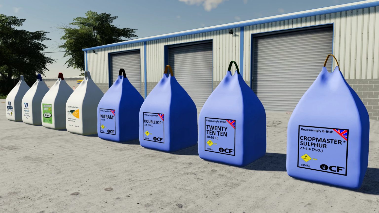 Big Bag Pack UK v1.0 FS19 Mod - Farming Simulator 25