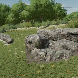 FS22 Decorative Rock Pack v1.0.0.0 | FS22 Mod Download