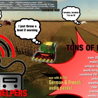 FS22 CB Radio Helper v1.0.2 | FS22 Mod Download
