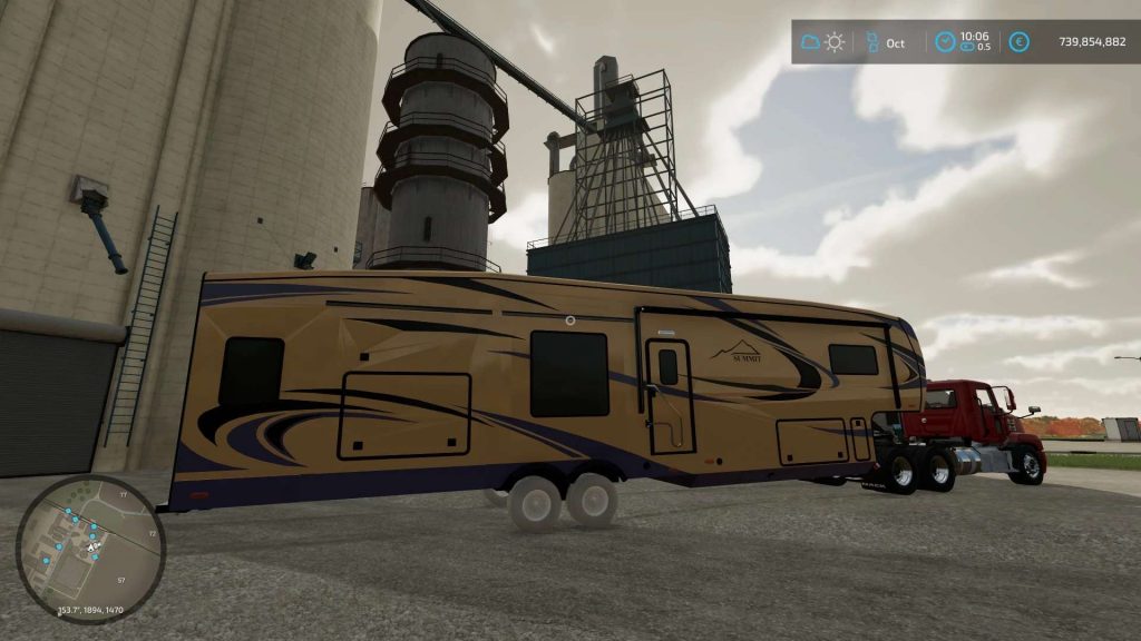 FS22 Summit 5th Wheel Converted v1.0.0.0 | FS22 Mod Download