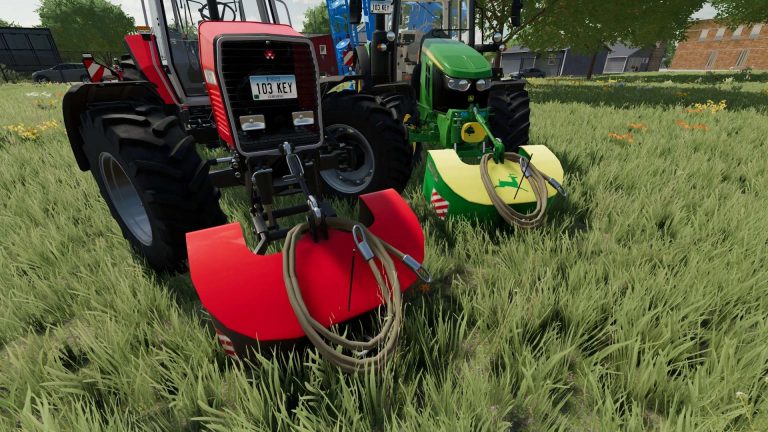 FS22 AGRI-WELD MF AND JD Weight Pack v1.0.0.0 | FS22 Mod Download