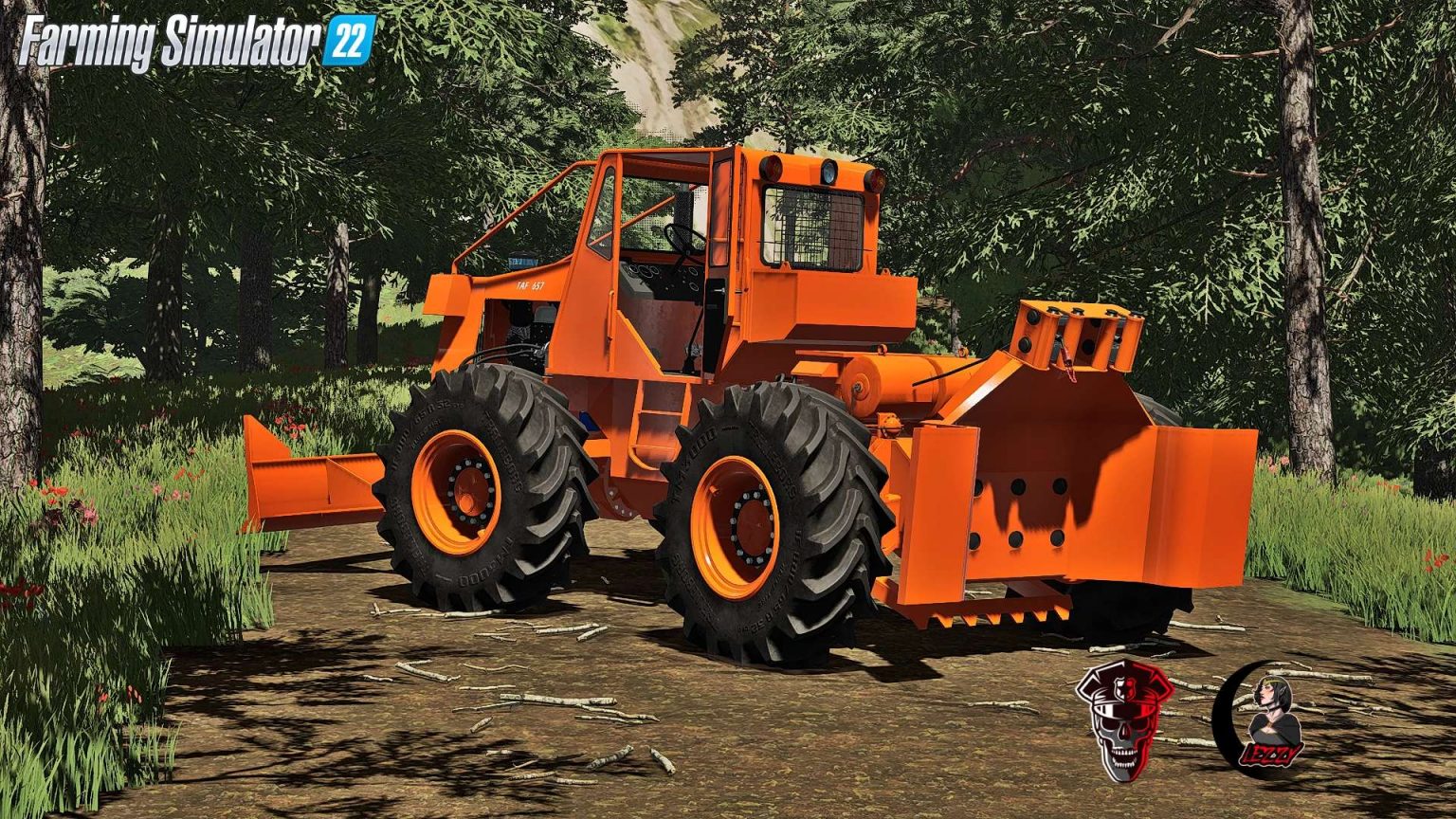 FS22 TAF 657 Forestry v1.0.0.0 | FS22 Mod Download