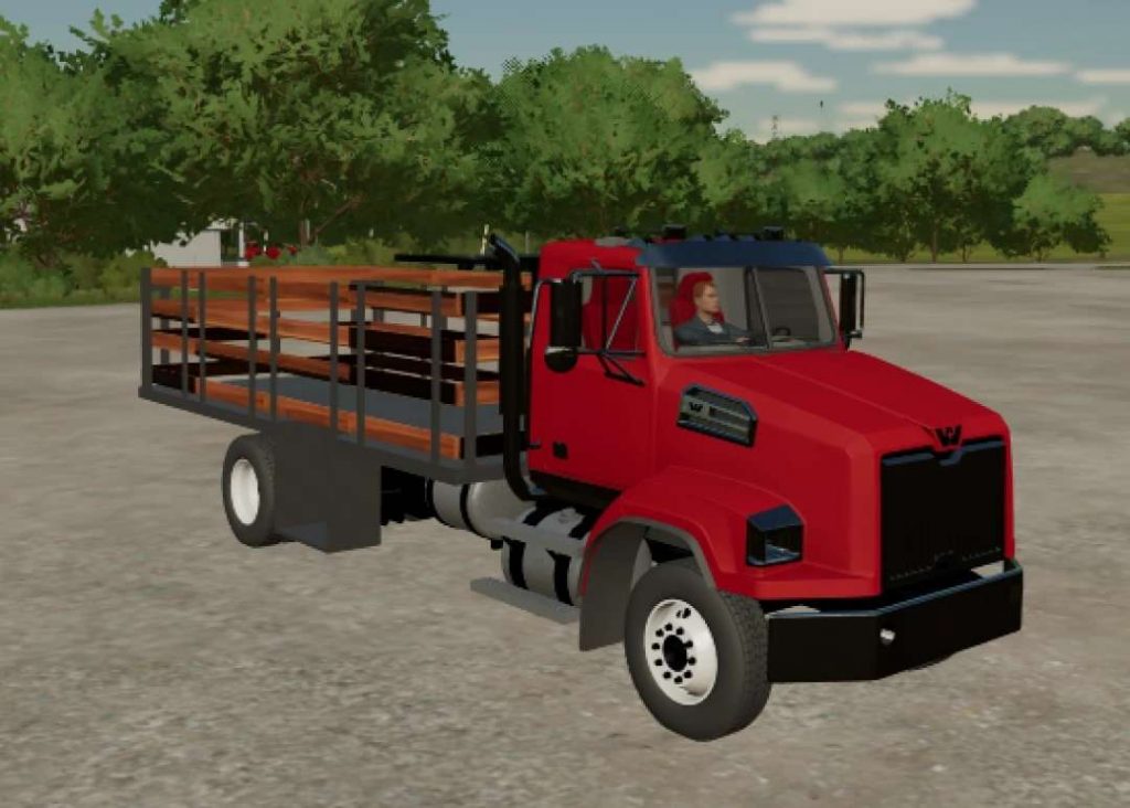 FS22 Western Star Sign Truck v1.0.0.0 | FS22 Mod Download