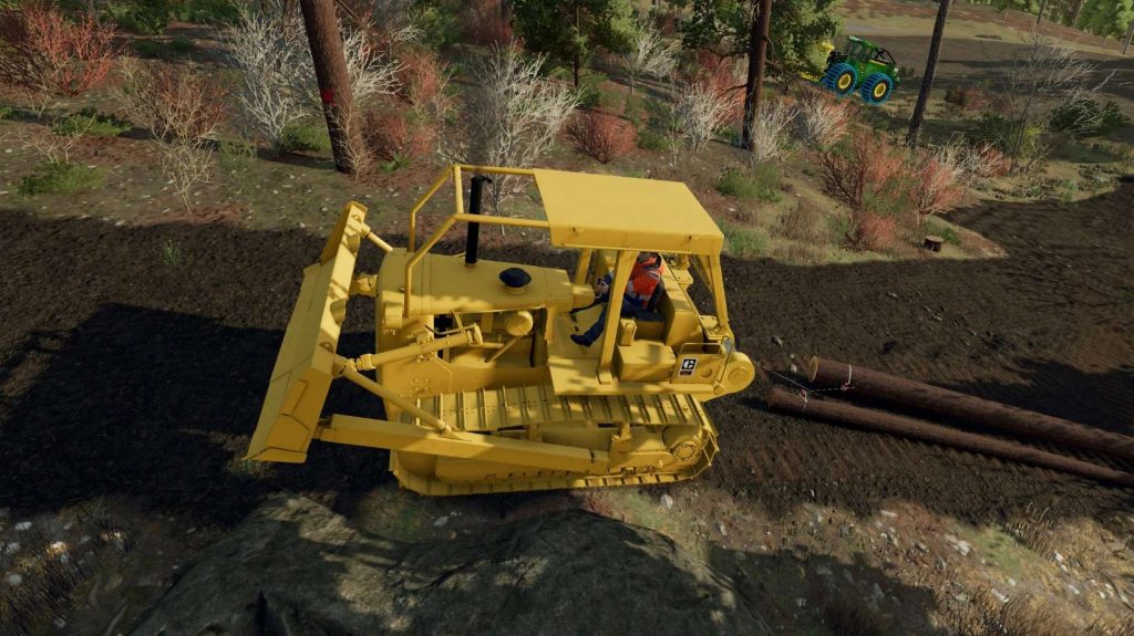 FS22 CAT D7 Bulldozer v1.0.0.0 | FS22 Mod Download