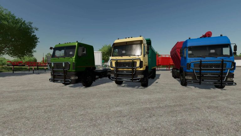FS22 MAZ Pack v2.1.0.0 | FS22 Mod Download