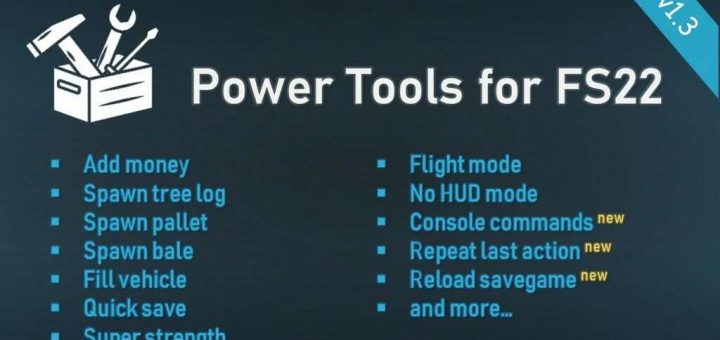 Power Tools - FS19 Mods | FS22 Mods