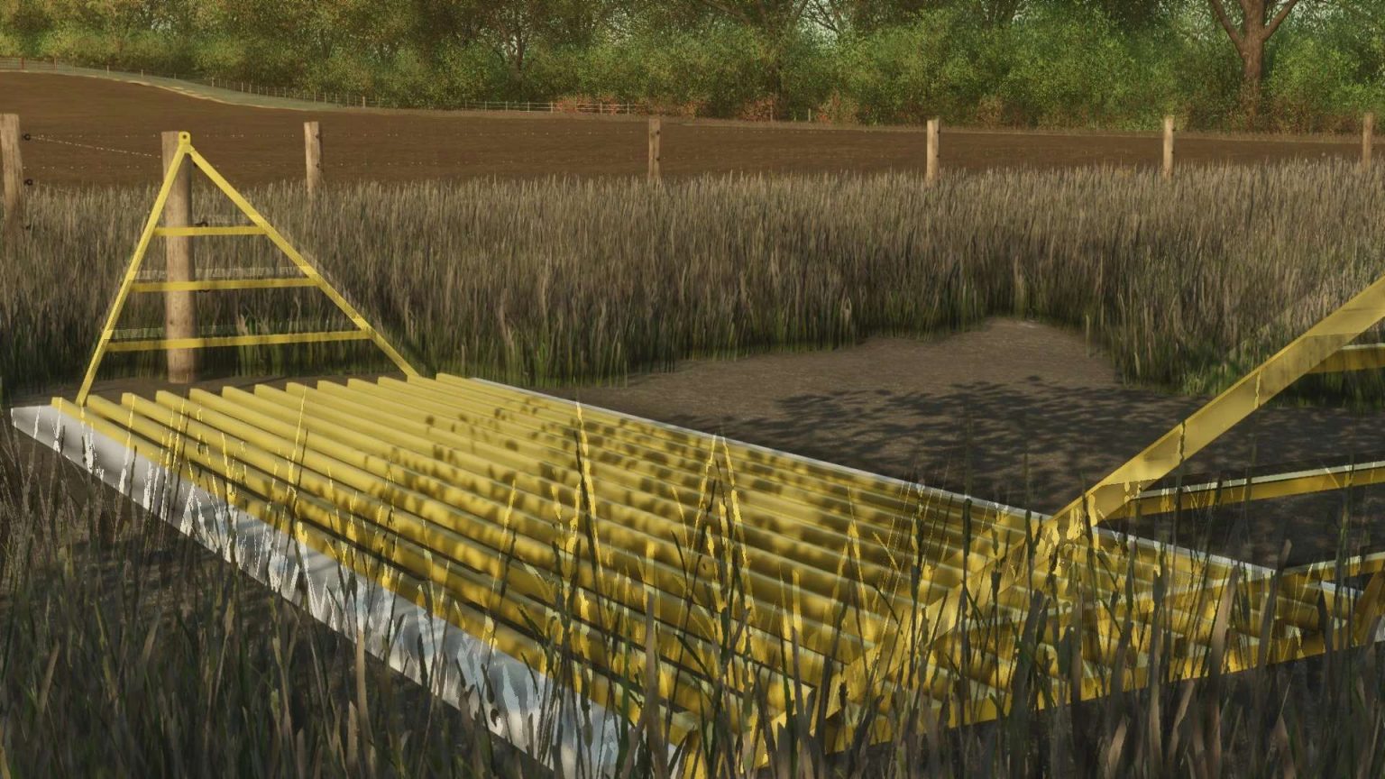 FS22 Placeable Cattle Guard v1.0.0.0 | FS22 Mod Download
