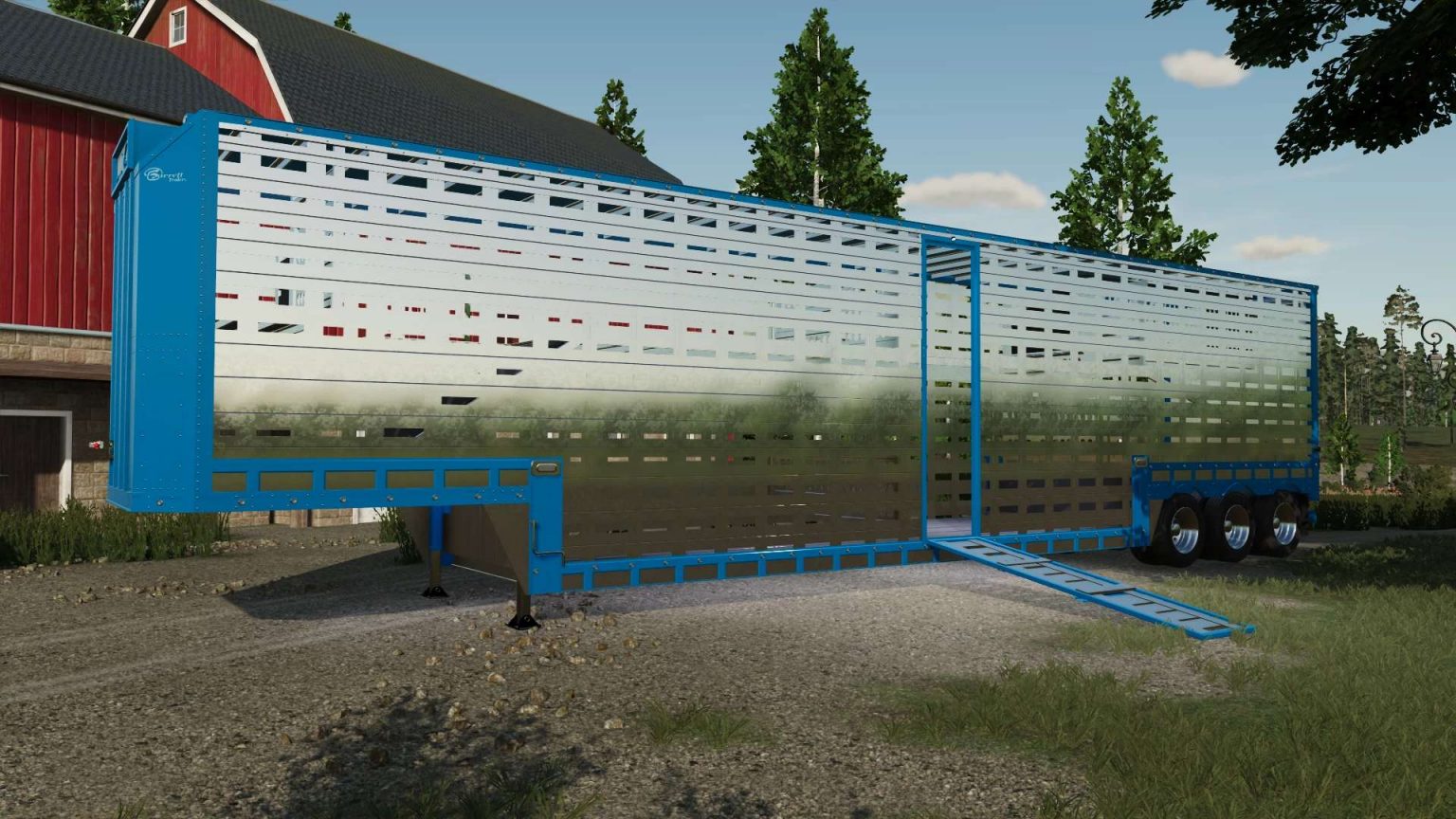 FS22 Barret livestock trailer v1.0.0.1 | FS22 Mod Download