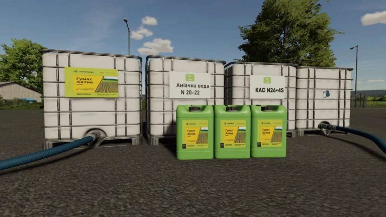 FS22 Pallets And Big Bags UA Pack v1.0.0.1 Mod - Farming Simulator 25