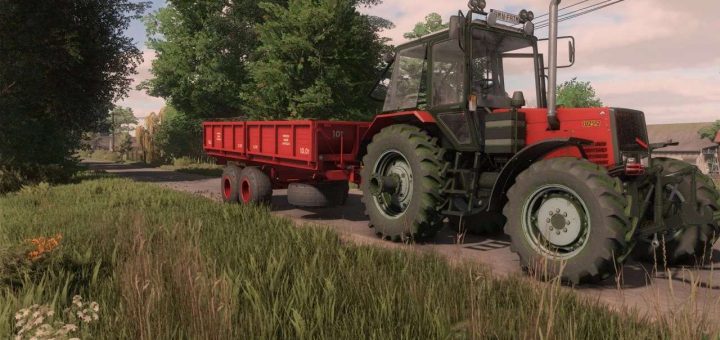 FS22 50Ft Gooseneck Transport Trailer v1.0.0.0 | FS22 Mod Download