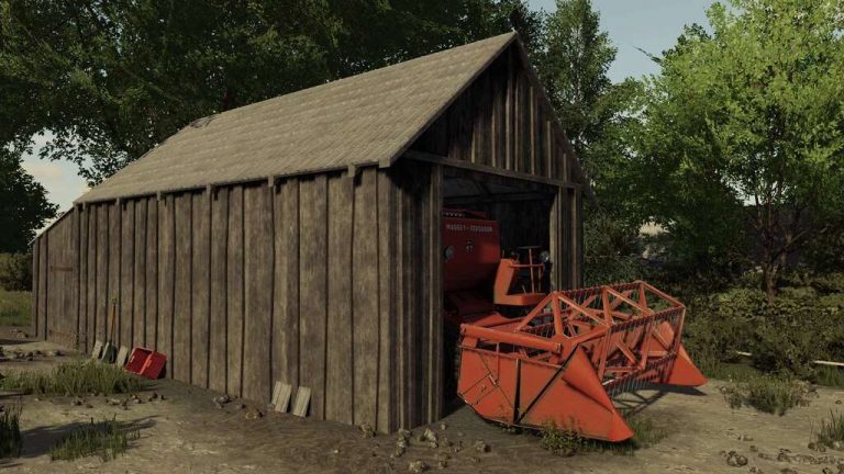 FS22 Wooden Buildings v1.0.0.0 Mod - Farming Simulator 25