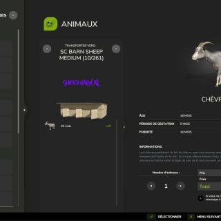 FS25 Sheep and Goat Enclosure 260 Places v1.0 Mod - Farming Simulator 25