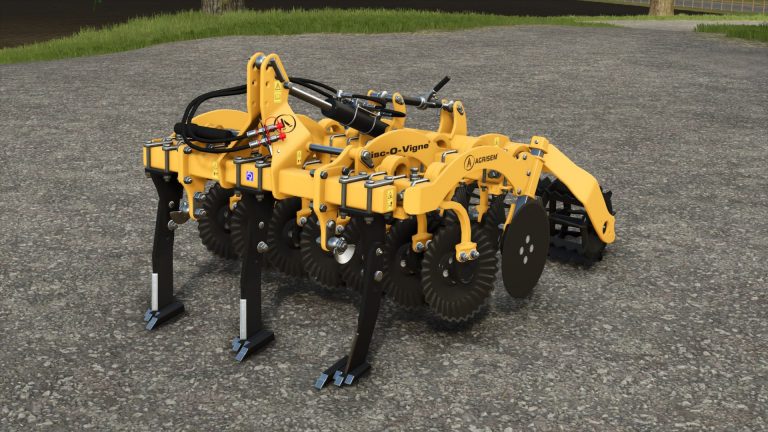 FS25 Disc-o-Vigne (Large working width) v1.0.0.0 Mod - Farming Simulator 25