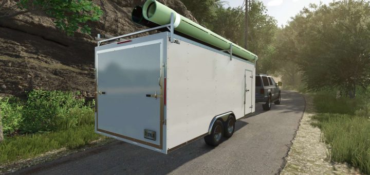 Enclosed Trailer - FS19 Mods | FS22 Mods