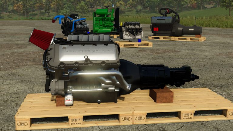 FS25 Ford Coyote V8 Engine v1.0.0.0 Mod - Farming Simulator 25