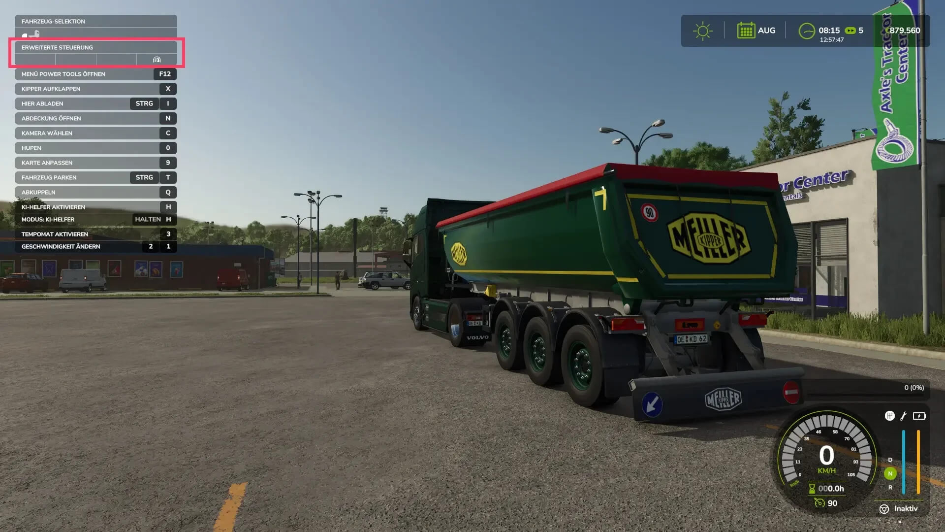 FS25 Meiller Half Tube Tipper v1.1.0.0 Mod - Farming Simulator 25