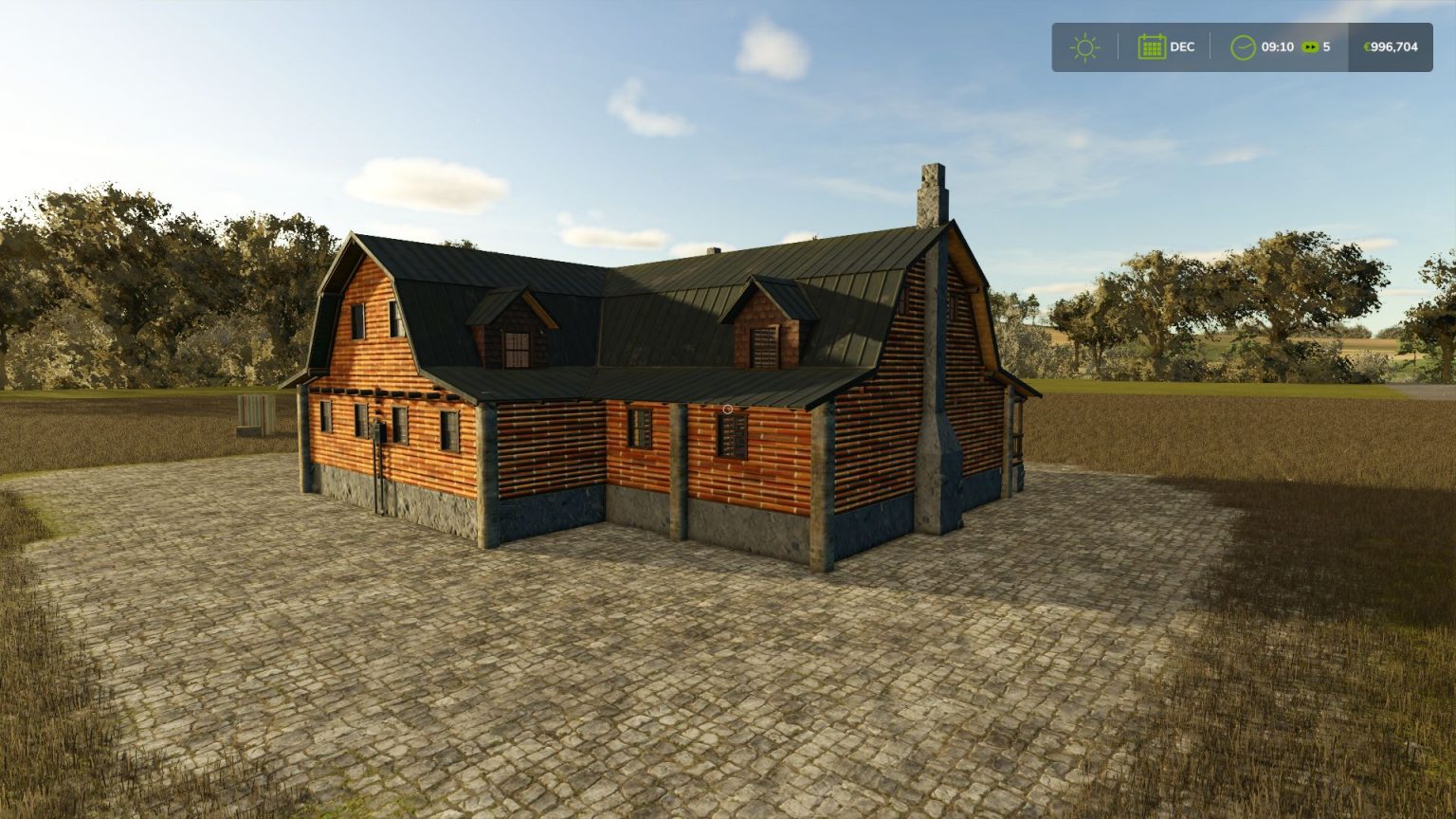 FS25 Redbrick House V1.0.0.0 Mod - Farming Simulator 25