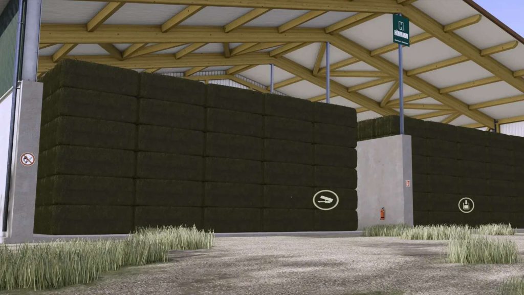 FS25 Bale Storage XXL v1.0.0.0 Mod - Farming Simulator 25