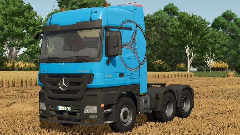 FS25 Mercedes Benz Actros MP3 v1.0.0.0 Mod - Farming Simulator 25