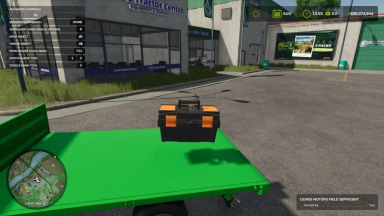 FS25 Portable Service Kit V1.0.0.0 Mod - Farming Simulator 25