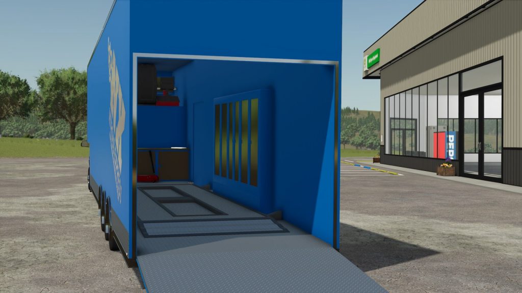 FS25 Semi-trailer for the transport of racing cars V1.0.0.0 Mod ...