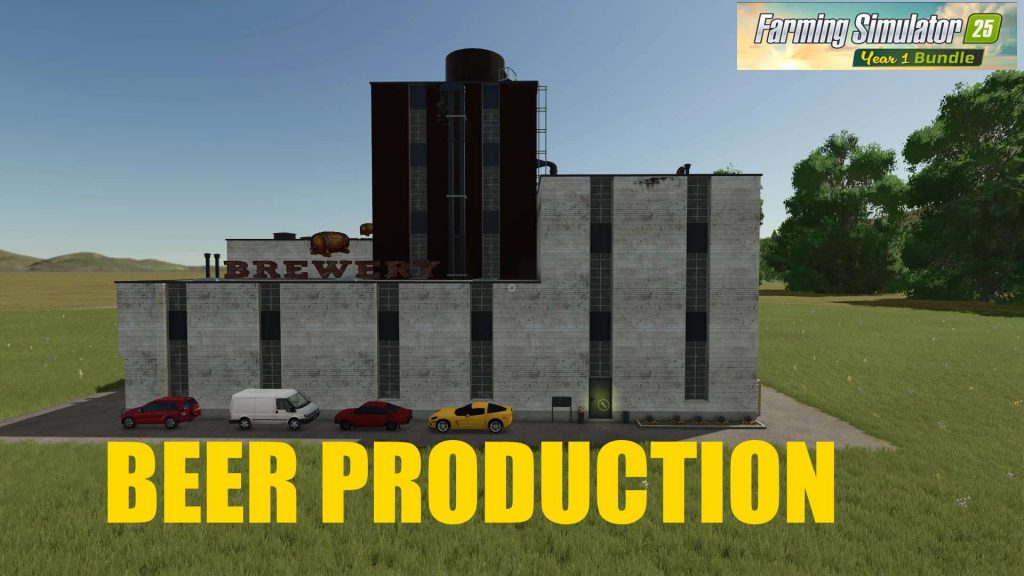 FS25 BEER PRODUCTION v1.1.0.0 Mod - Farming Simulator 25